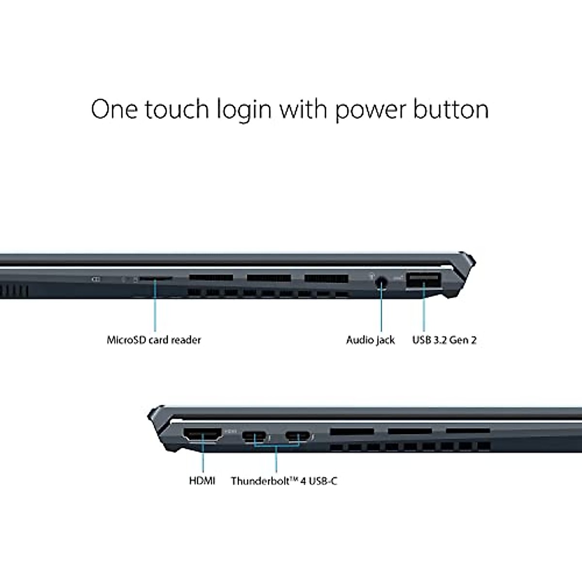 ASUS 2023 Zenbook 14X 14 2.8K HDR OLED Slim Laptop PC 12th Intel 14-Core i7-12700H Iris Xe Graphics 16GB DDR5 1TB NVMe SSD WiFi 6E 2xThunderbolt4 Backlit KB Fingerprint Windows 11 w/ RE 32GB USB