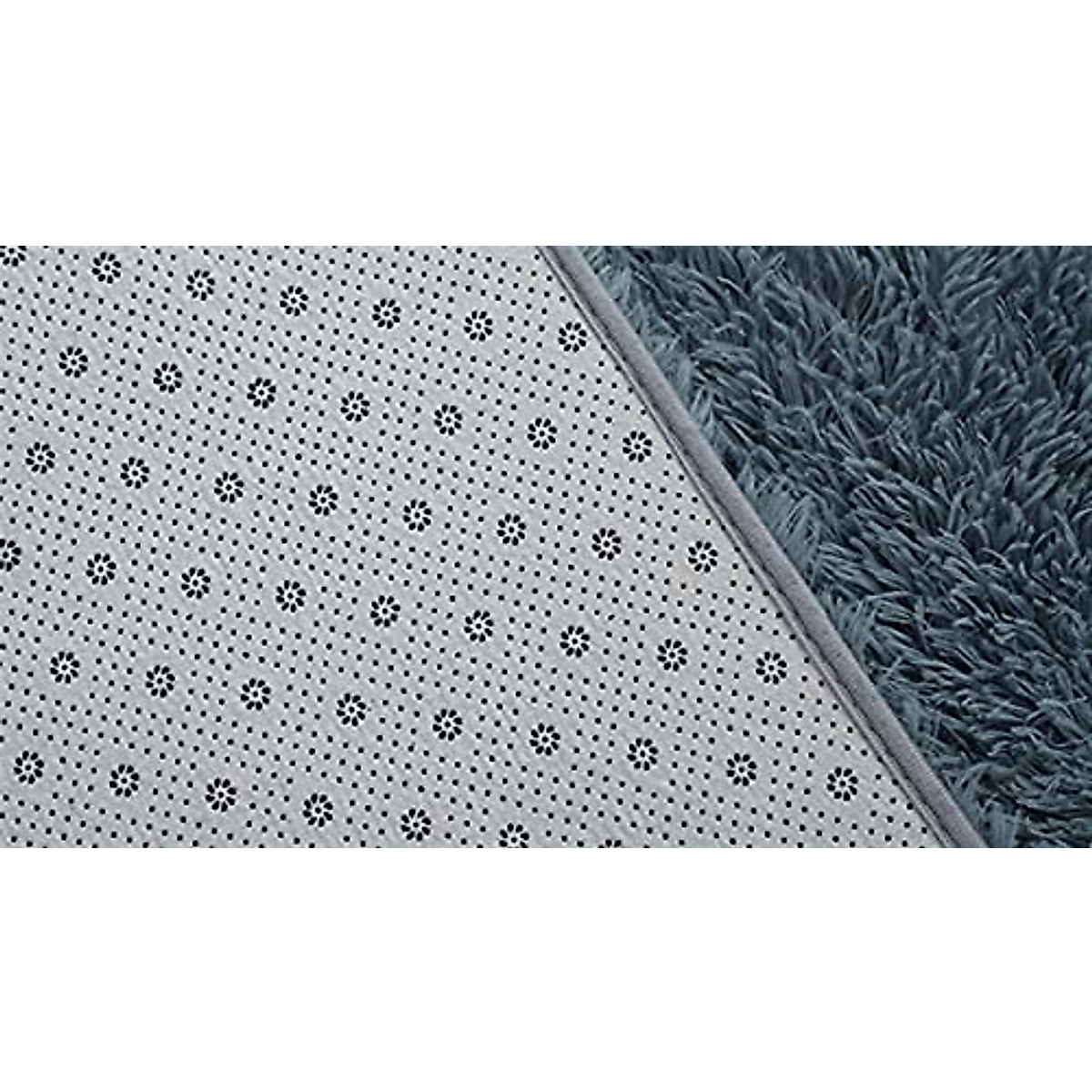 Lifup Soft Fluffy Rectangle Area Rug, Cozy Plush Shaggy Carpet for Living Room Bedroom Home Décor Orange 3.3 x 5.2 Feet