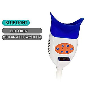 Lolicute Dental Teeth LED Whitening Lamp Bleaching Mobile Teeth Bleaching LED Accelerator Lamp Blue/Red Light 2 Colors 36W