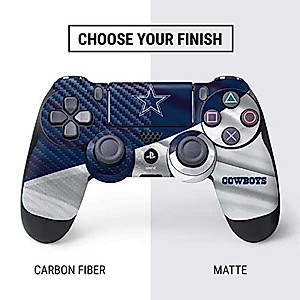 Skinit Decal Gaming Skin compatible with PS4 Controller - Officially Licensed NFL Dallas Cowboys Design