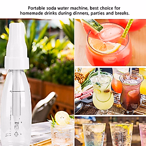 Household Soda Maker, Portable Fizzy Drink Machine Carbonated Water Maker for Home Office Use