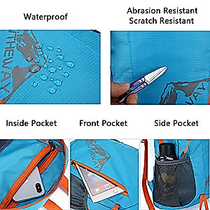 EaglePigeon Foldable Backpack Waterproof Backpack Lightweight Backpack Hiking Backpack Travel Backpack 20L Daypack (Dark Blue)