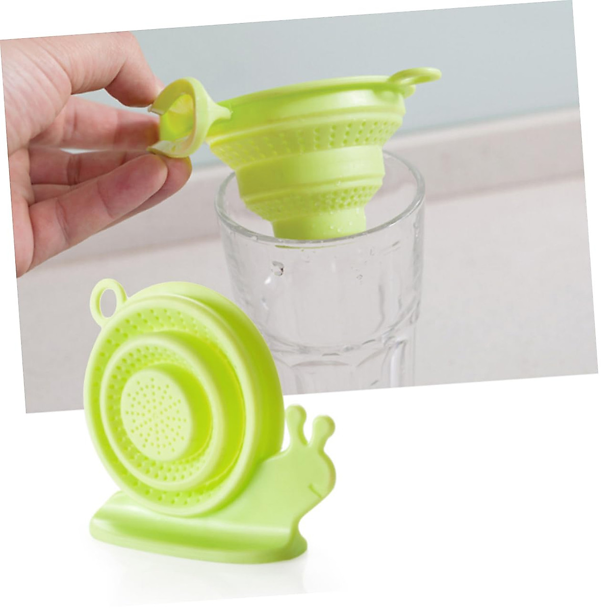 Veemoon Kitchen Sink Filter Strainer for Kitchen Sink Drain Nets for Sink Bathroom Sink Strainer Bathtub Strainer Mesh Filter Strainer Snail Shaped Strainer Stall Shower Strainer Snails