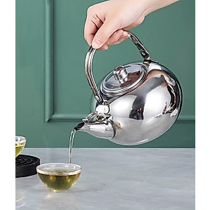Tea Kettle Stovetop Whistling Tea Kettle Small Modern Whistling Kettle Stovetop Teapot Stainless Steel Teapot Kettle For Kitchen Stove Top Kettle Tea Kettle for Stove Top