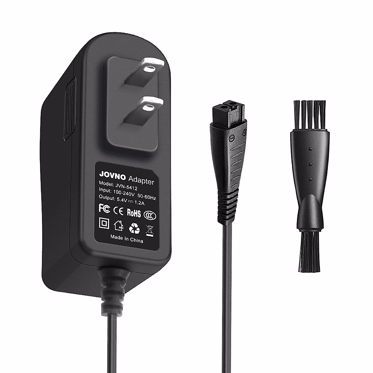 5.4V Power Cord Charger for Panasonico Shaver Arc3 Arc4 Arc5 Shaver Razor, JOVNO Adapter for ES-LV65-S ES-LA93-K ES-RT51-S ES-LA63-S ES-LV95-S RE7-87 RE7-51 RE7-59 RE7-40 RE7-68 RE7-59 Electric Blade