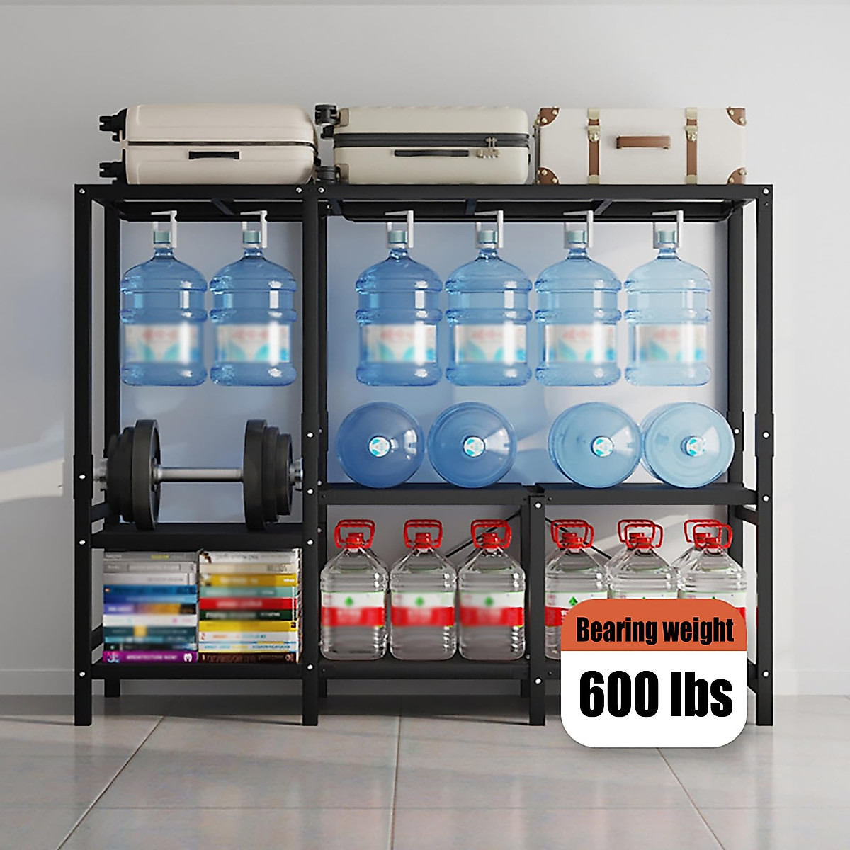 YETINGSHOP Heavy Duty Free Standing Closet Organizer, Extra Large Closet Organizer, Freestanding Closet Organizer with Shelves