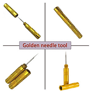 Joyangy Airbrush Cleaning Kit, Spray Gun Cleaning Brush Kit, Air Brushes Cleaner Kit for Painting Kit, 1 Set 5Pcs Cleaning Needles, 1 Set 5Pcs Cleaning Brushes and 1 Wash Needle…