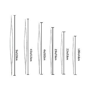 18 Pieces Beading Needles, 6 Sizes Seed Beads Needles Big Eye Beading Needles Collapsible Beading Needles Set for Jewelry Making with Needle Bottle