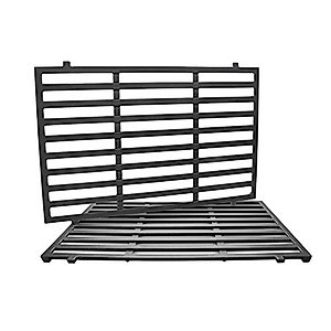 Cast Iron Grates 7527 65906 7525 7526 7639 7638 for Weber Spirit E-310 E-320 S-310 300 series Spirit II E-310 SP320 Spirit 700 Genesis Silver B/C, Genesis Gold B/C 46510001 47510001 45010001 49010001