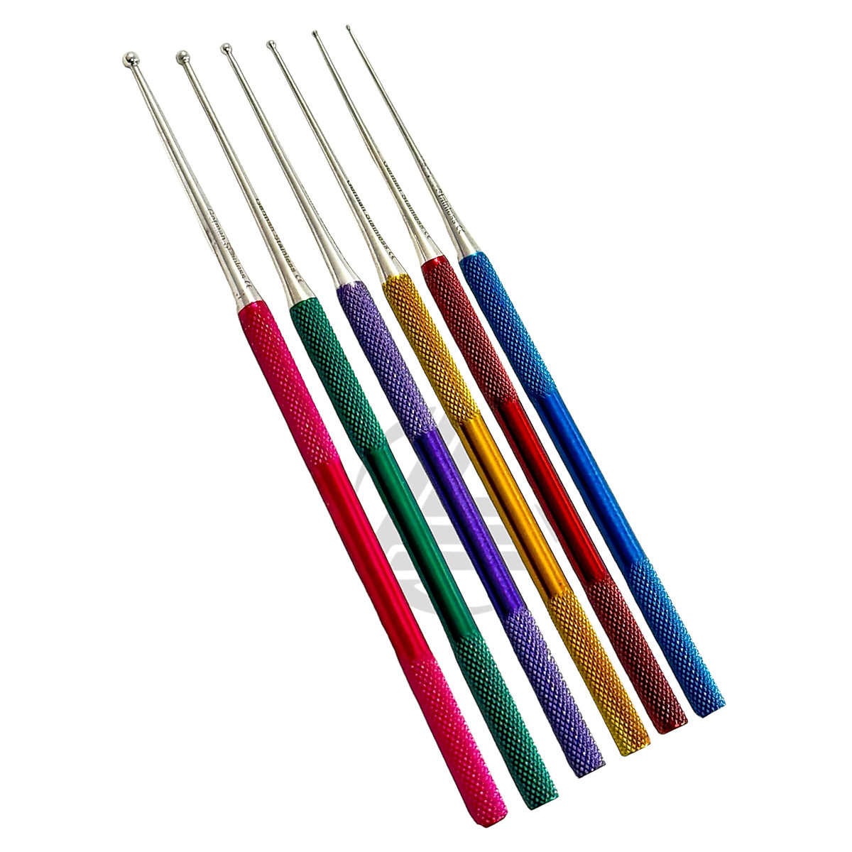 Premium German Stainless-Ball Tip Snake Sexing Probe Set 6 Pieces