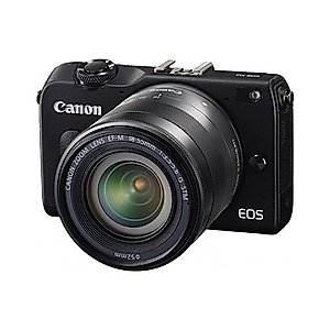 Canon EOS M2 Mark II 18.0 MP Digital Camera (Black) Body Only - International Version (No Warranty)