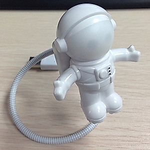 Vktech Creative Astronaut LED USB Light Adjustable Tube for Laptop PC Notebook