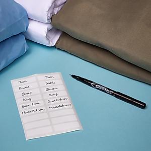 Avery No-Iron Fabric Labels, Washer & Dryer Safe, Handwrite, 1/2" x 1-3/4", 54 count (Pack of 1)