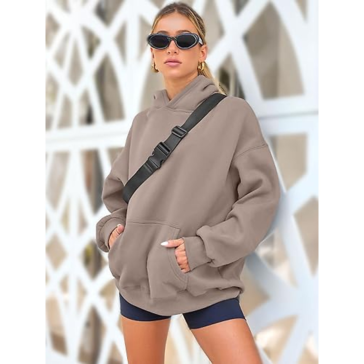 Trendy Queen Fall Clothes for Women 2023 Womens Fashion Hoodies Oversized Sweatshirts Cute Long Sleeve Outfits Sweaters Fleece Jackets Loose Outfits Casual Pullover Winter Y2k