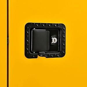 Global Industrial Flammable Cabinet, Self Close Single Door, 22 Gallon, 35"Wx33"Dx35"H