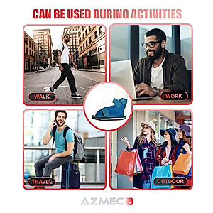 Azmec Economy Super Cast Shoes, Postoperative Cast Boot For Fracture Feet, Supports Surgical Foot Protection, Stables Ankle Joints Support Bunion Hammertoe Post Surgery Brace Foot (Small Shoe Size 8 1/2" L X 4" W)