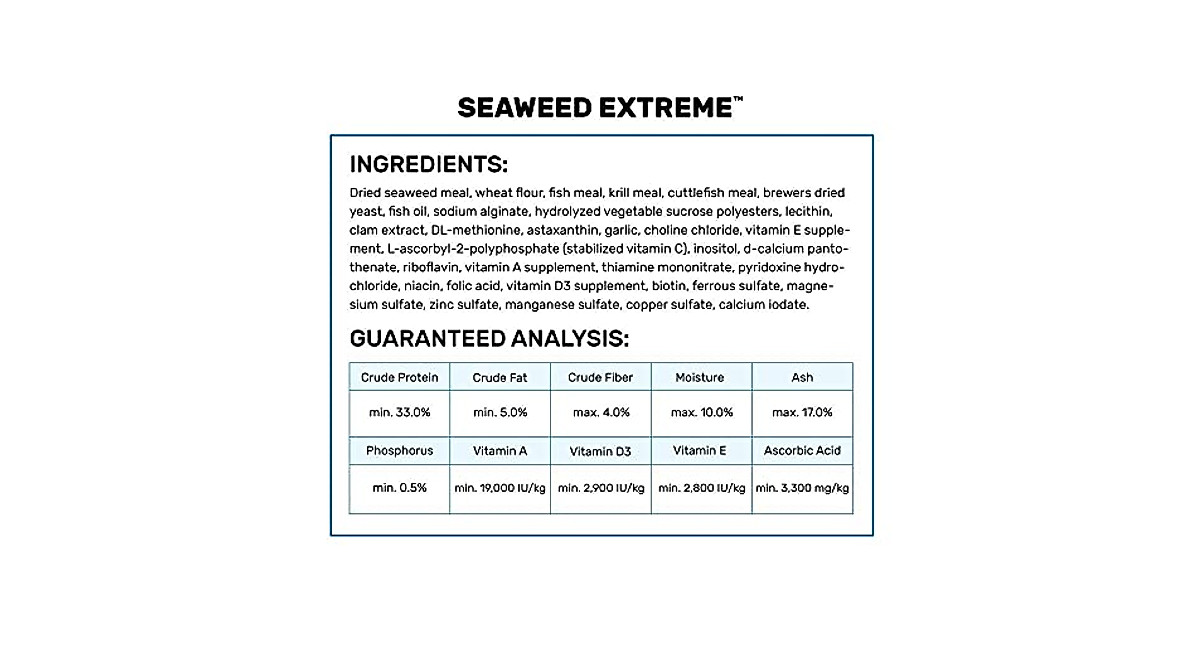 HIKARI Seaweed Extreme Pellets for Marine Fish