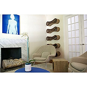 PetFusion Ultimate Cat Scratcher Lounge, Reversible Infinity Scratcher in Multiple Colors. Made from Recycled Corrugated Cardboard, Durable & Long Lasting. 1 Yr Warranty