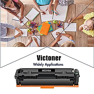 215A Toner Cartridges 4 Pack (with Chip) Compatible Replacement for HP 215A W2310A W2311A W2312A W2313A Work for HP Color Pro M182nw M183fw M182 M183 M155 Series Printer (Black Cyan Yellow Magenta)