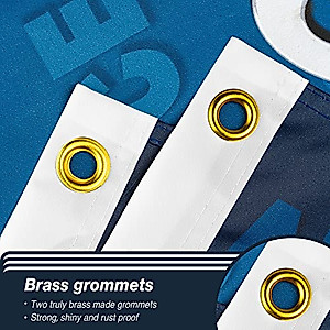 XIFAN Premium Double Sided Flag for US Air Force USAF 3x5 FT - Heavy Duty 3ply Polyester Durable Vibrant Print Double Stitched - Military Indoor Outdoor Banner