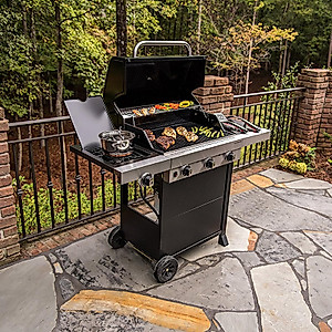 BBQration 16 15/16" Grill Grate for Charbroil Advantage 463344015 463334615 463344116 463343819 Gas2coal 463340516 G467-0002-W1 Cooking Grate for Charbroil Grill Replacement Parts, 3-Pack