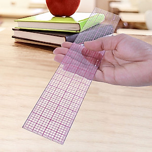 Westcott 8ths 12-Inch Beveled Transparent Ruler (B-70)