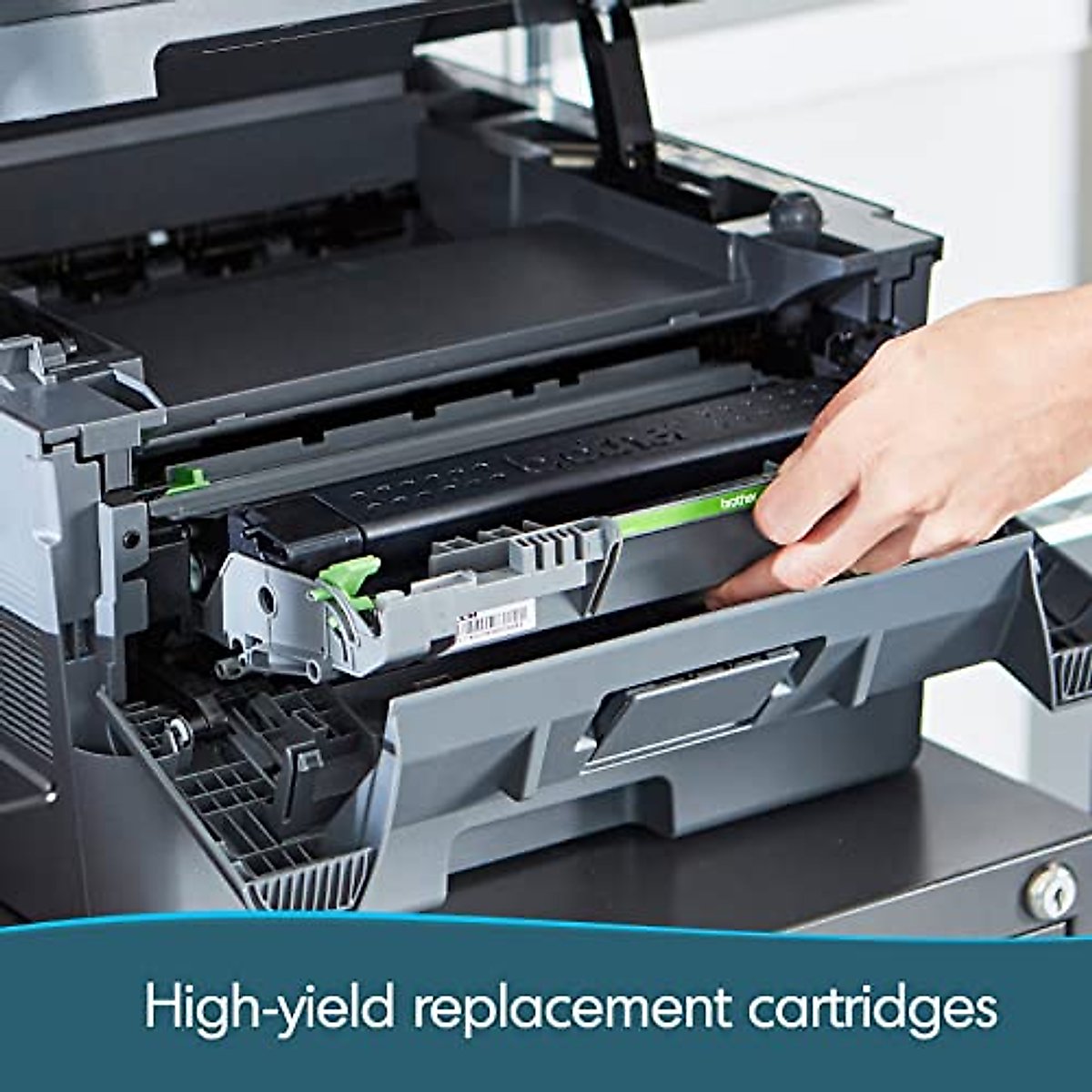 Brother Monochrome Laser All-in-One MFCL2710DW Value Version (MFCL2717DW) adds 2-Year Warranty and up to 500 Extra Pages of Additional Toner Included in Box‡ and Amazon Dash Replenishment Ready