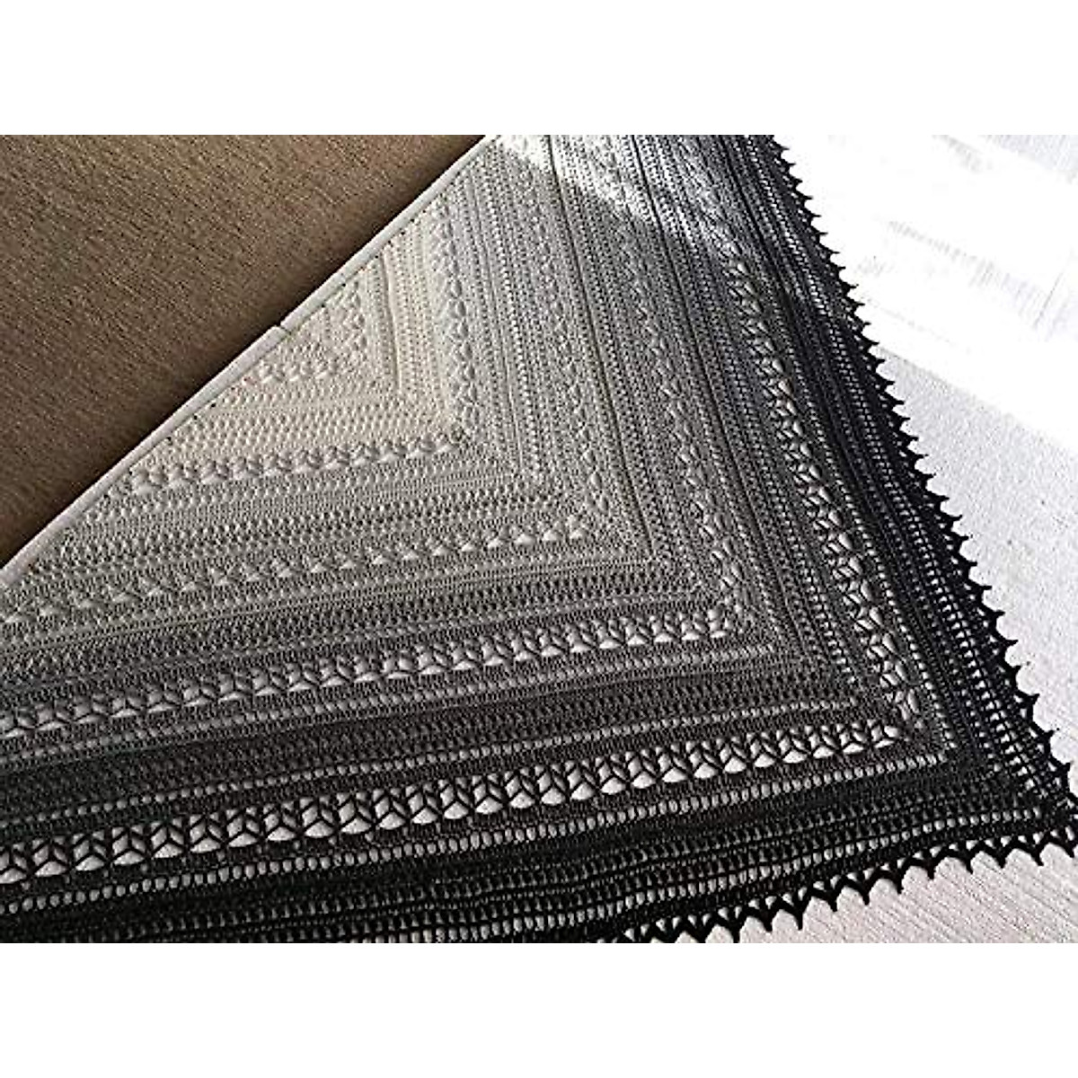 YarnArt Flowers Moonlight Glitter Cotton Yarn, Weight 9.17oz Length 1093 Yards Rainbow Crochet, Metallic Lurex Handknit Shiny, Silvery Cake, Multicolor Cotton,Rainbow Crochet (3253)