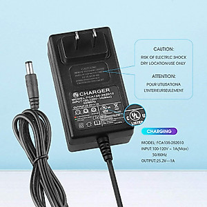 IYOBCXIHO DC 24V or 25.2V-1A Massage Gun Charger with Adapter Charger for Muscle Massage Gun Deep Tissue 24V AC/DC Power Cord Fascia Gun Match