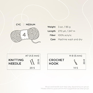 (1 Skein) Lion Brand Yarn Ferris Wheel Yarn, Cotton Candy