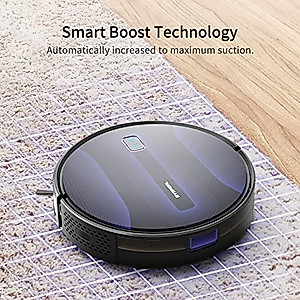 SYSPERL Robot Vacuum Cleaner 2600Pa, Self-Charging Robotic Vacuums Compatible with Alexa, APP, WiFi, Remote Control, Quiet Auto Cleaning Robot Ideal for Pet Hair, Hardwood Floor