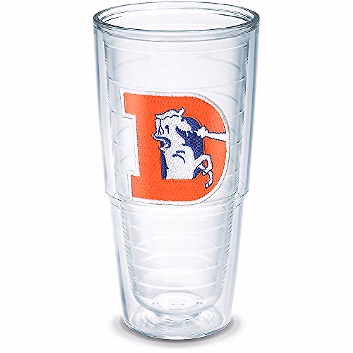 Tervis Made in USA Double Walled NFL Denver Broncos Insulated Tumbler Cup Keeps Drinks Cold & Hot, 24oz - No Lid, Legacy