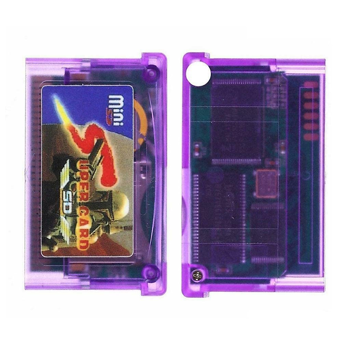 SHAHDEN Purple Burning Disk Mini Super Card for SP/GBM/IDS/NDS/NDSL Game Cards High Qual,Game Cards,Supercard Card Mini SD Card Adapter