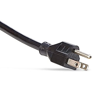 Amazon Basics 8-Outlet Power Strip Surge Protector, 4,500 Joule - 6-Foot Cord, Black/Green