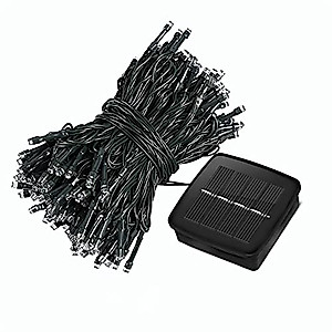 Outdoor lights Outdoor Waterproof Solar Led Tree Small Lanterns Home Decoration Courtyard Balcony Garden Colorful Flashing Lights String Lights (Size : White8 mode 100 lamps 17 meters)