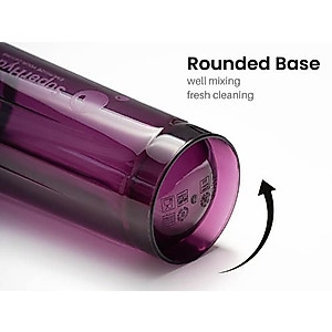 Super Hydro Protein Shaker Bottle [3 PACK] - 28 Oz. BPA-Free Shakers For Protein Shakes, Water Shaker Cup for Gym, Office Travel (Charcoal, Forest, Plum)