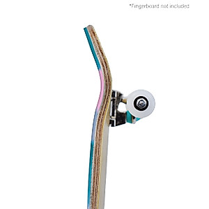 Teak Tuning Pro Duro Grip Tape, Pink & Teal Swirl - Ultra Premium, Custom Teak Silicone Polymer Blend - 41A Durometer for Ultimate Grip, Comfort, Control & Performance - 0.7mm Thick