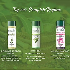 Biotique Margosa Anti-Dandruff Shampoo & Conditioner 190Ml/ 6.42 Fl.Oz I Leaves Hair Fresh, Lustrous And Full Of Natural Body