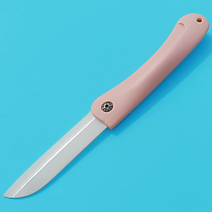 gajing Ceramic Folding Knife Set 3-Piece Fruit Paring Knife Lightweight 0.83 Ounce with 3 inches Blade For Travel,Picnic,Camping Carried by Women,Girls