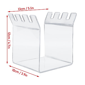 Cyrank Ziplock Bag Holder 2pcs, Baggy Rack Holder for Food Prep Bag Zip Lock Freezer Bag Stand Food Storage Bag Stand Hands-Free to Pour Leftovers Filling Zip Lock Freezer Bag Stand