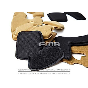 ATAIRSOFT FMA Tactical MT Helmet Pad Set Internal Protective Enhanced Memory Foam Cushion Airsoft Helmet Accessories