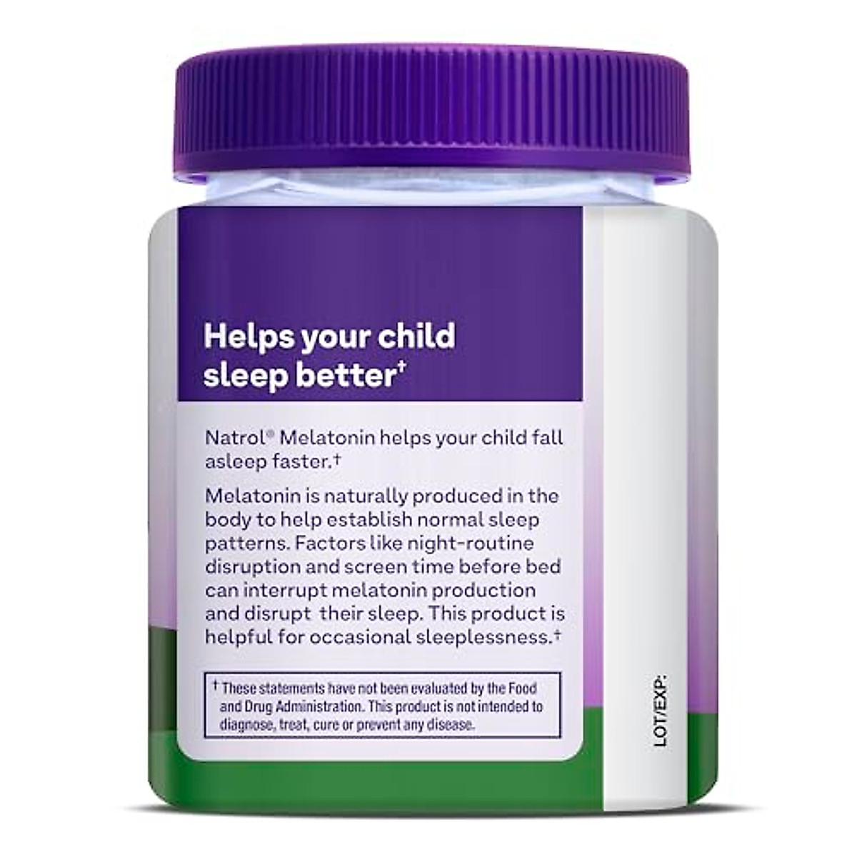 Natrol Kids Melatonin 1mg, Supplement for Restful Sleep, Sleep Gummies for Children, 60 Raspberry-Flavored Melatonin Gummies, 60 Day Supply