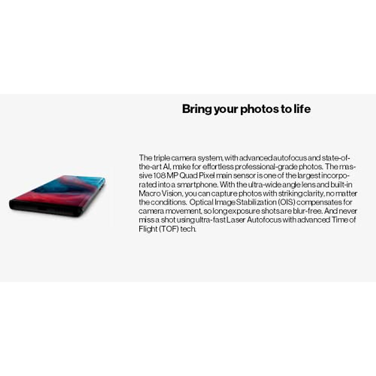 Motorola Edge+ 256GB 5G UW Thunder Gray for Verizon (Renewed)