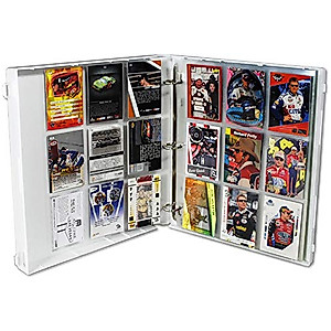 UniKeep Nascar Themed Collectible Card Storage Binder Complete With Collector Card Storage Pages (Track)