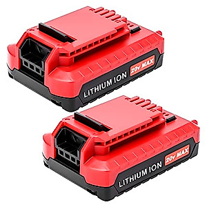 2-Pack PCC680L Replacement for Porter Cable Battery 20V 3000mAh Compatible with Porter Cable 20 Volt Lithium Battery Max PCC680L PCC681L PCC682L PCC685L PCC660B PCC790B 20V Cordless Power Tools