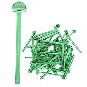 GLOGLOW Bird Standing Stick, 50pcs Plastic Bird Cage Standing Stick Portable Training Parrot Playstand