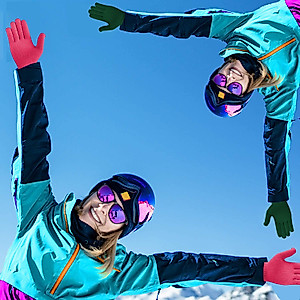 GOLEDLF Winter Magic Gloves for Adults, 5 Pairs of Stretchy Knit Warm Gloves for Men, Women and Teens