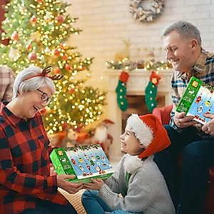 YOUFOY Christmas Ornaments Building Kits,DIY Decorative Hanging Ornaments Building Toys,Xmas Home Decorations Building Sets of 11,Best Festival Gift for Kids or Friends(382 PCS),Upgraded Version