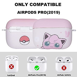 AirPods Pro Case Cover,3D Cute Cartoon Anime Funny for Kids Girls Teens Boys Cover, IMD Process TPU Pink Fashion Character Design Airpod Pro Cases