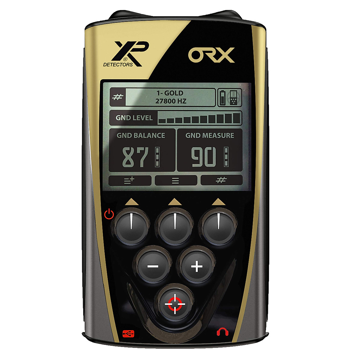XP Metal Detectors ORX Detector - Specialized in Gold Hunting - FX02 Wired Headphones, WSAUDIO Wireless Headphones, HF Coil (9'') up to 50kHz, Remote Control and S-Telescopic Lite Stem (ORX-22FX02E)